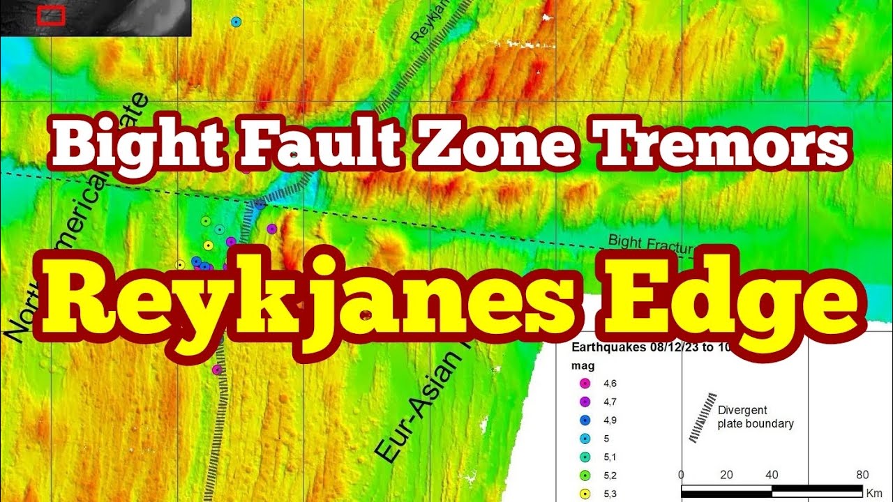 Reykjanes Ridge: Big Earthquakes, Iceland Fagradalsfjall Litli-Hrútur ...