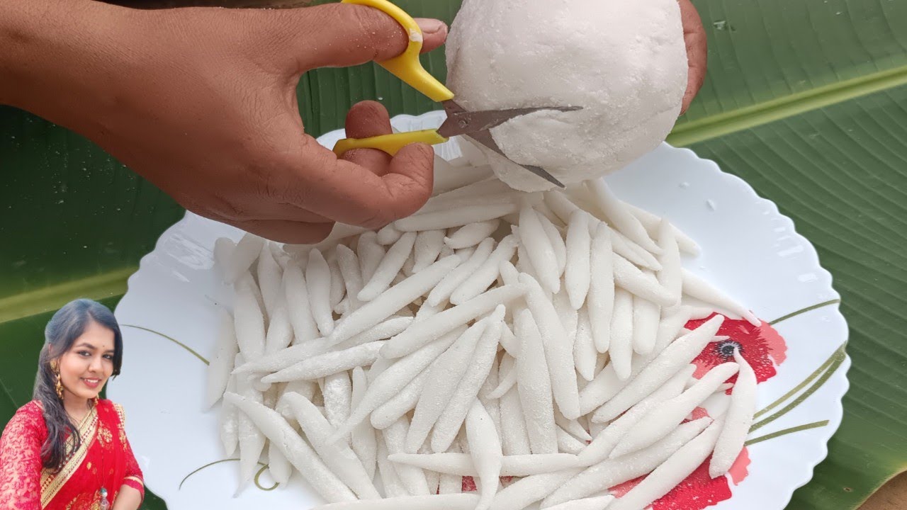 চুষি পিঠা বা হাতে কাটা সেমাই পিঠা।। Chushi Pitha Recipe / Hate kata ...