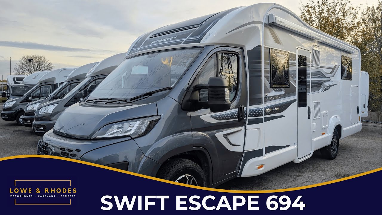 Brand New Swift Escape 694 - Full Walkaround Tour | Luxury Four Berth ...