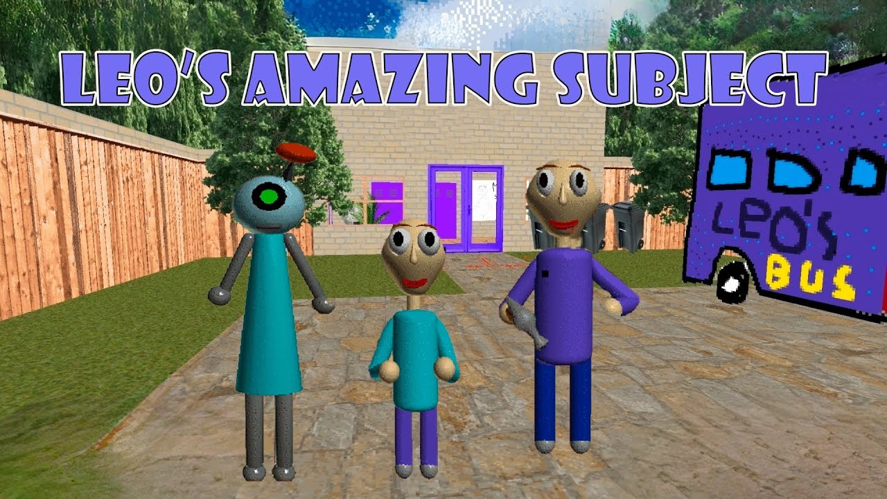 Leo's Amazing Subjects Baldi's Basics - YouTube