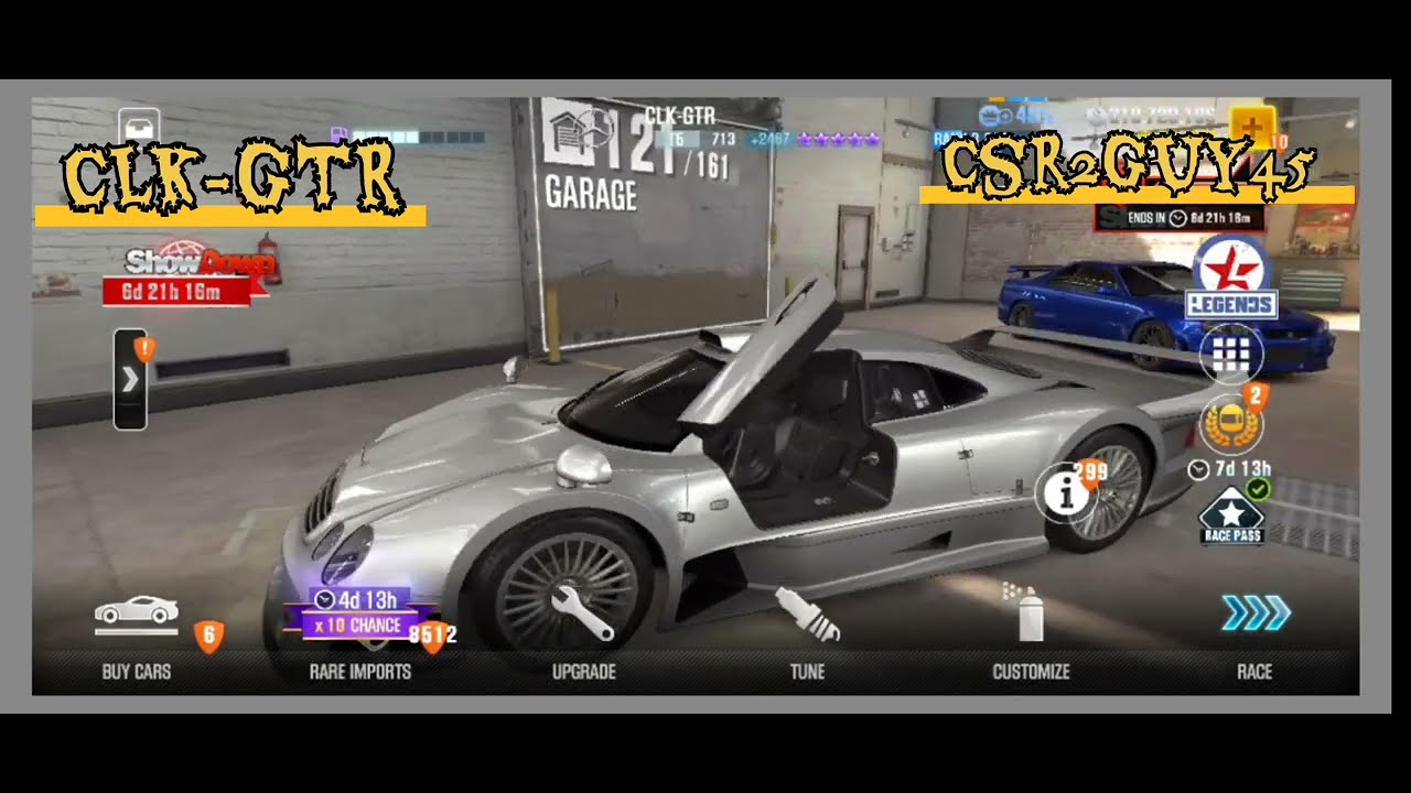 🏁Csr2🏁 Mercedes CLK-GTR - YouTube