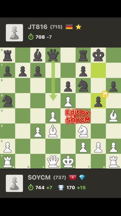Two Brilliant Move #chess #checkmate #chessgame #chessplayer #chesscom #brilliantmove # ...