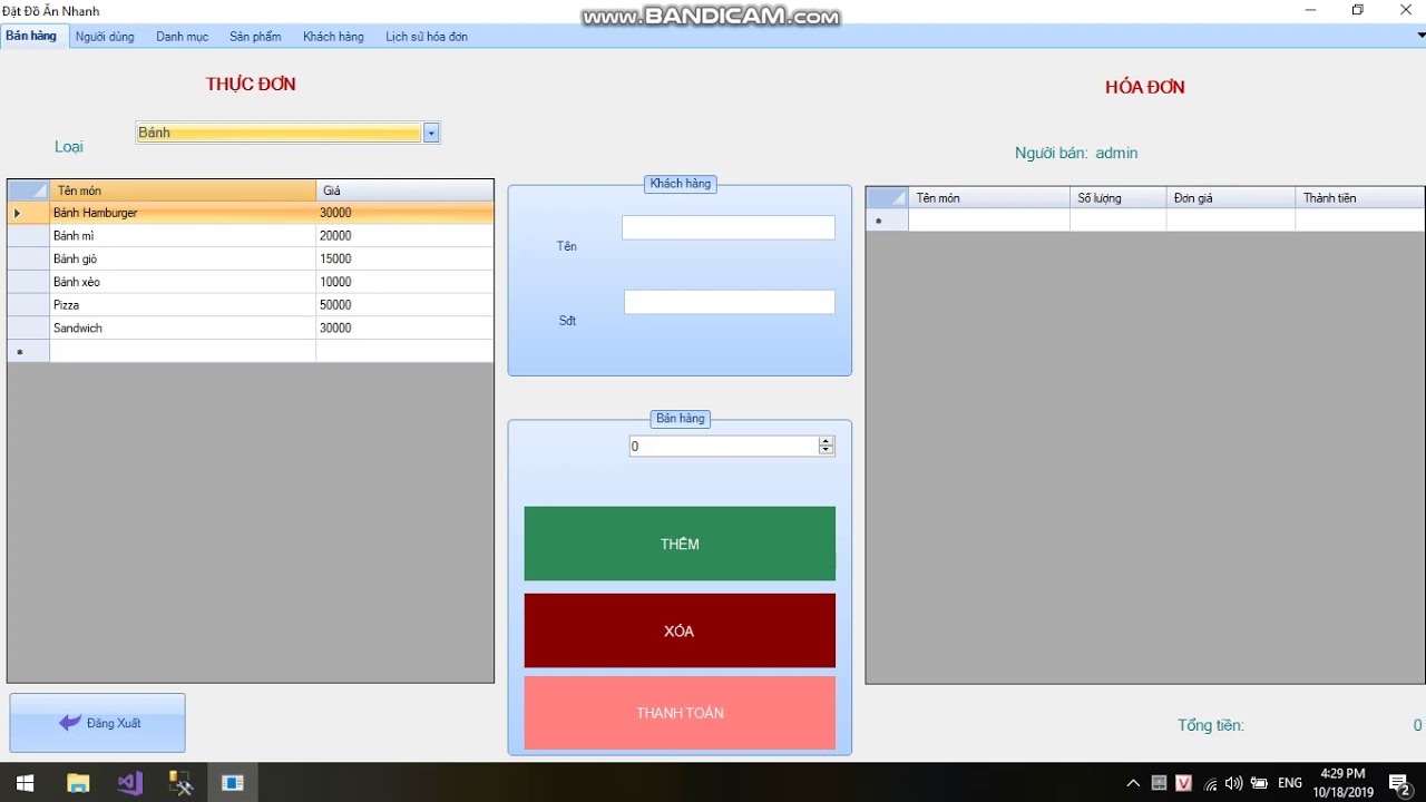 Bài tập lớn C#, Hệ QT CSDL - YouTube