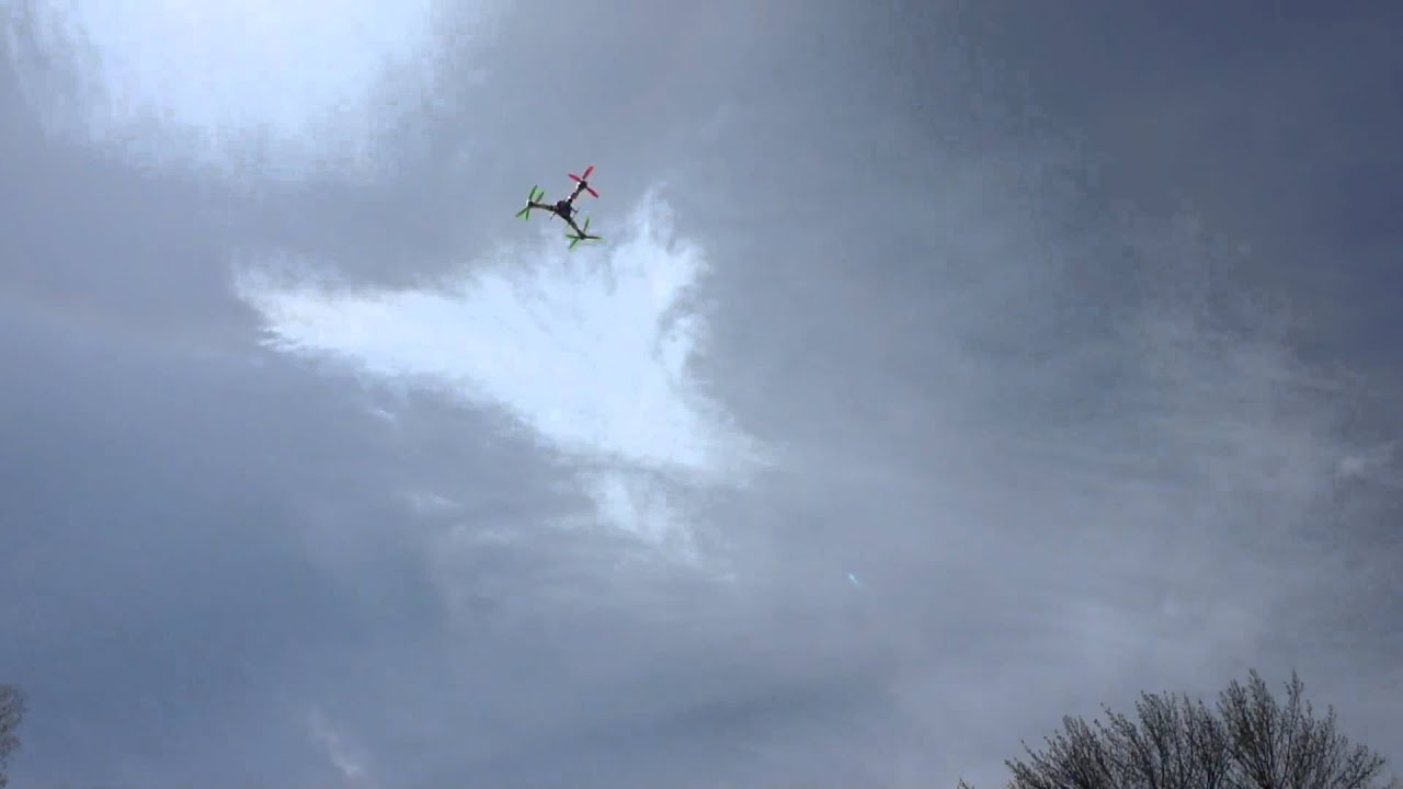 Mini Y6 Hexacopter Multirotor In Heavy wind - YouTube