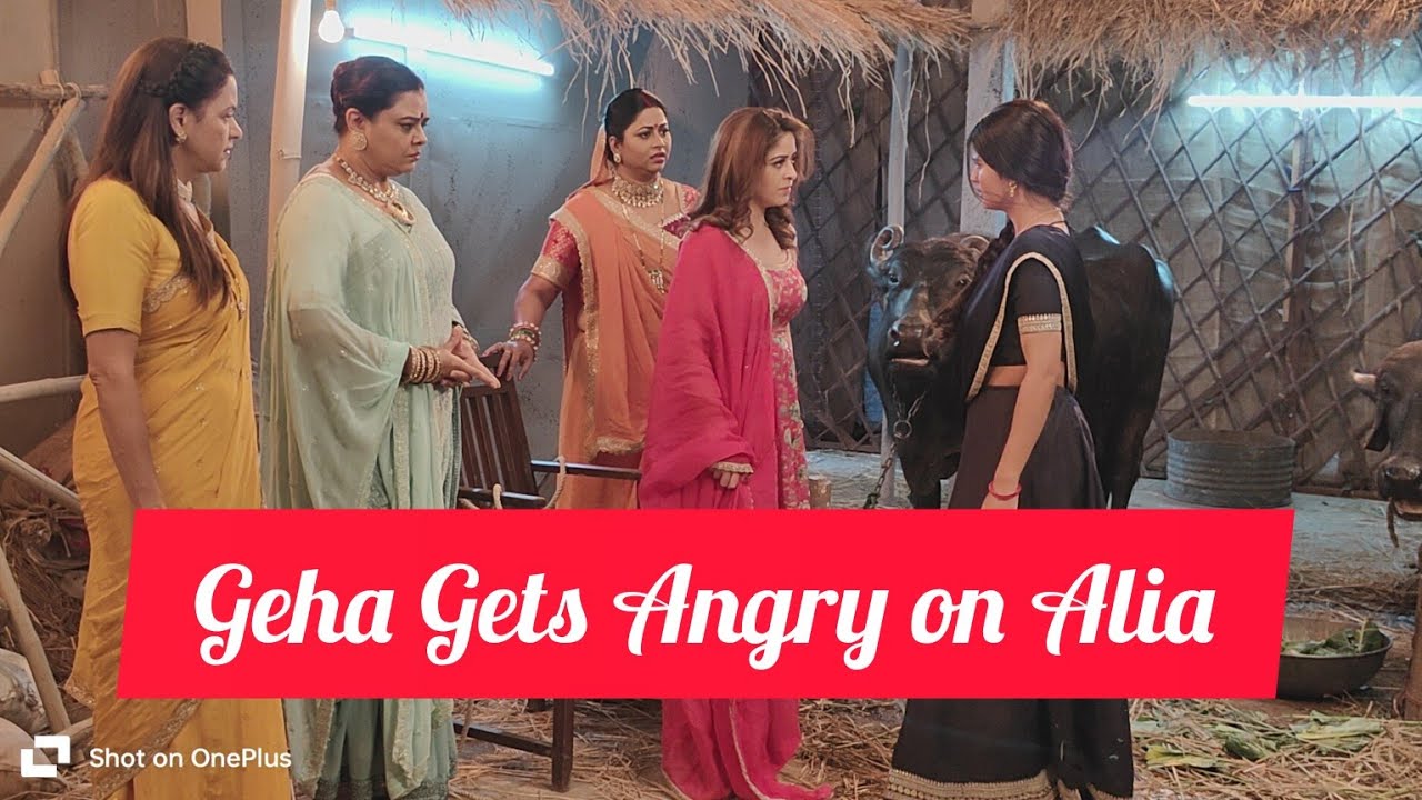 Gehna Zevar Ya Zanjeer Serial On Location Set | Gehna Expose Alia and ...