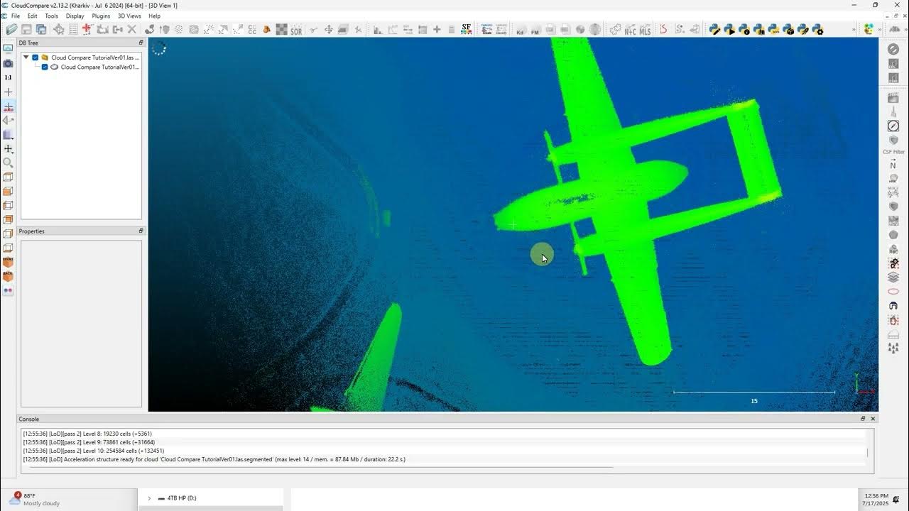 How to Import Eagle LIDAR Data into CloudCompare and Blender – Step-by-Step Tutorial - Quick ...