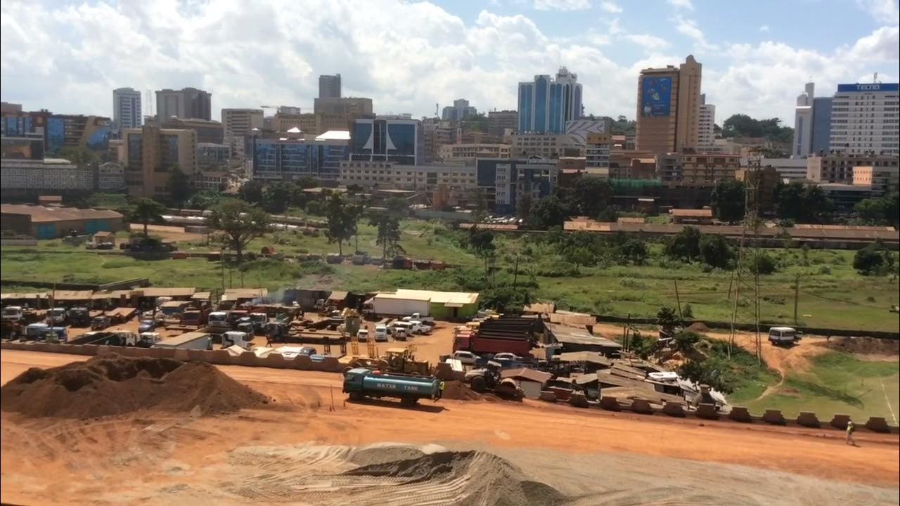 Kampala flyover: Nsambya Junction Aerial View Roads Works - YouTube