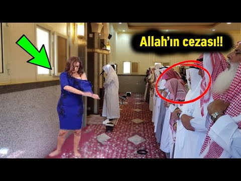 Yabancı Uyruklu Bir Kadın Mescide Girip Cemaat Önünde Bakın Ne Yaptı! Allah’ın Azabı Şiddetli Oldu!
