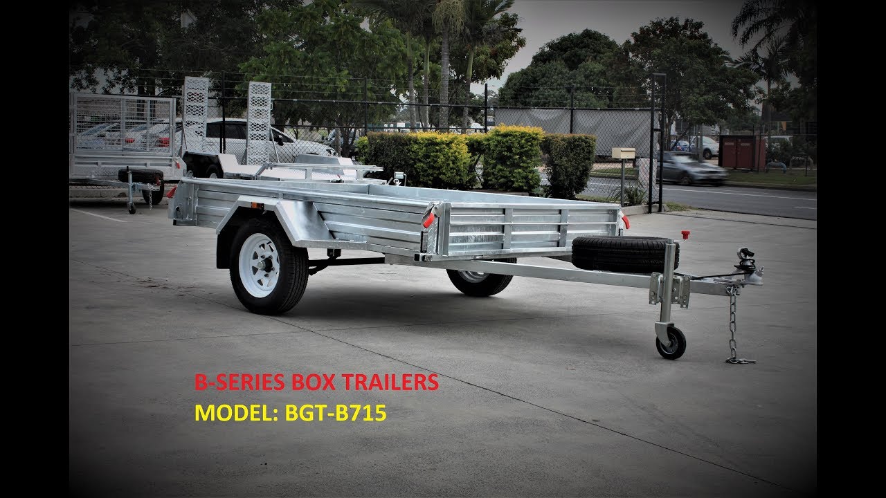 BGT-BSeries BGT-B715 (7x5 Box Trailer) - YouTube