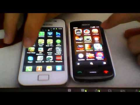 Symbian Belle vs Android - YouTube
