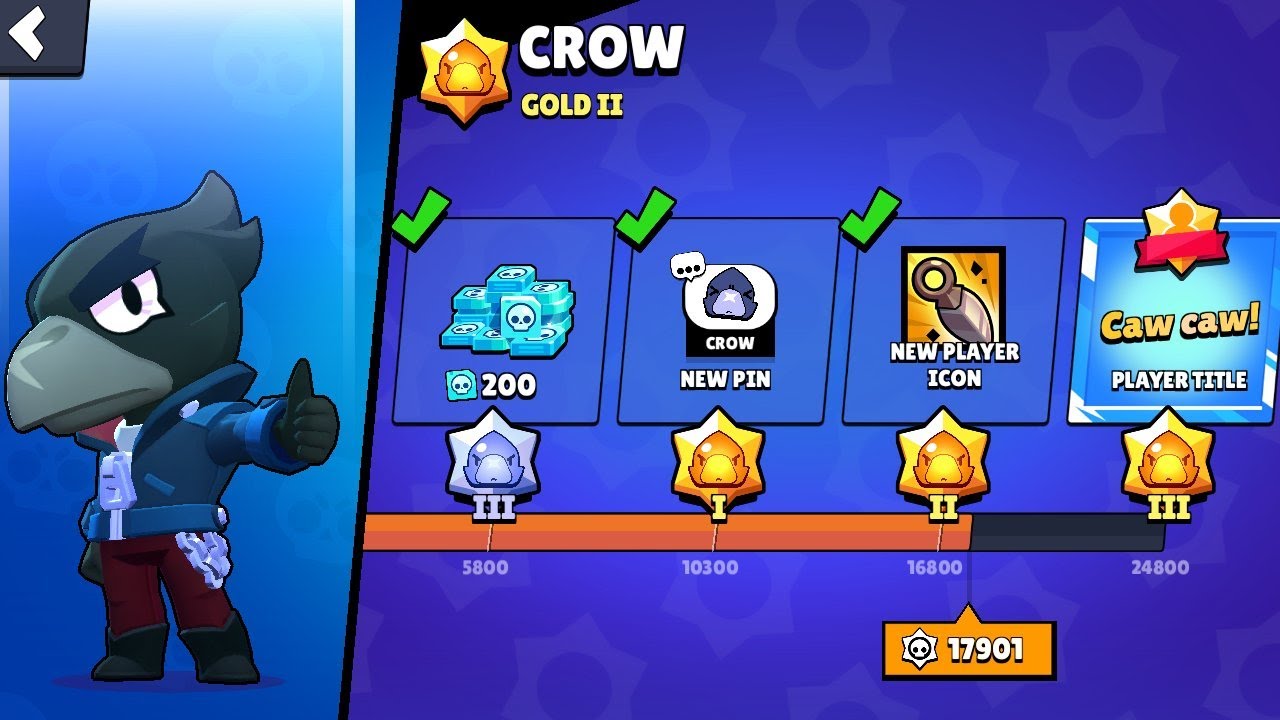 Brawl stars live Crow Mastery - YouTube