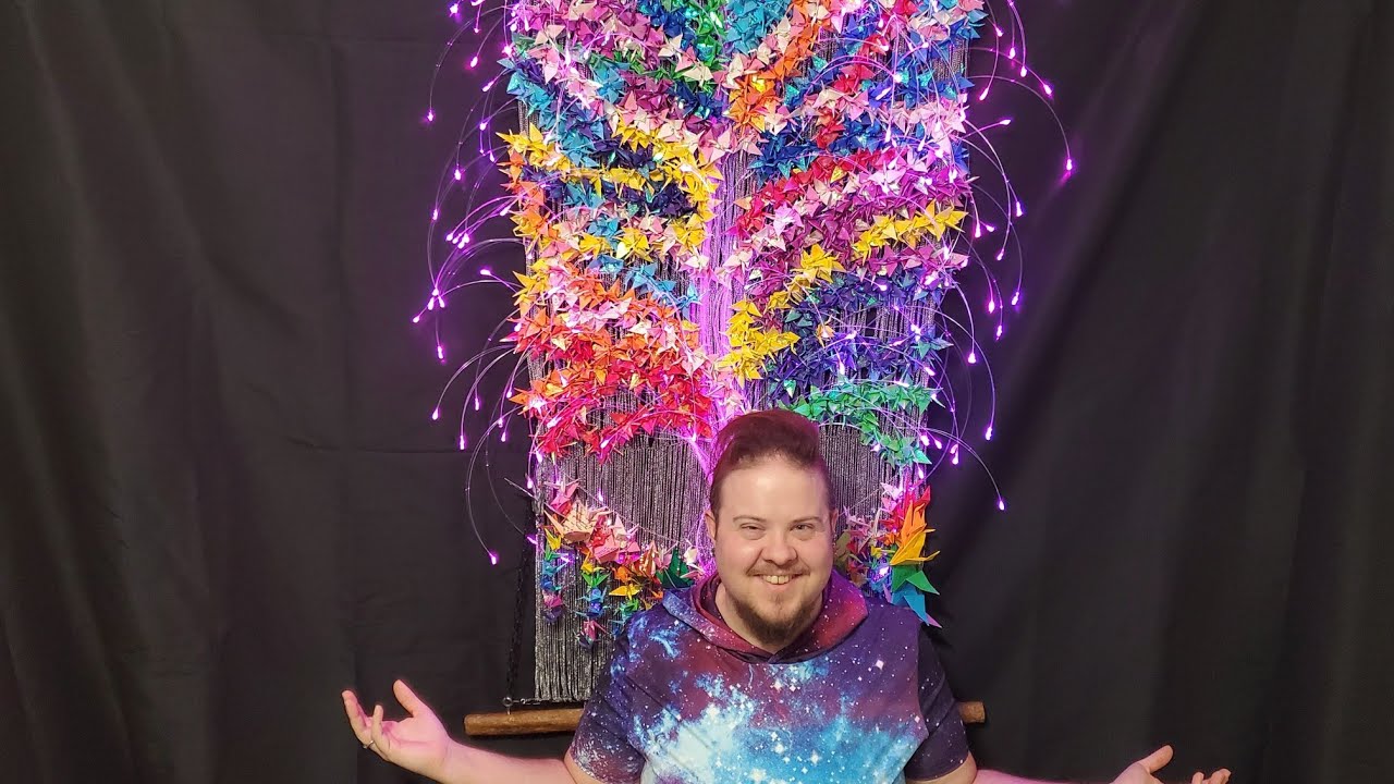 THE FINAL BUILD. 1000 CRANES FOR PETER MONN - YouTube