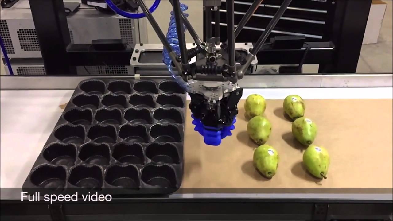 Byron Automation Pear Handling Soft Robotics - YouTube