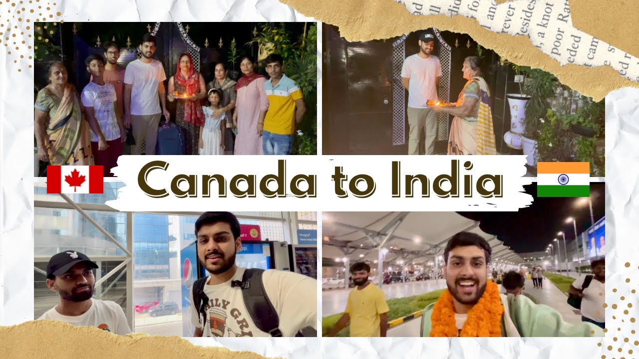 Back to India 🇮🇳 | After 2 years | Did I left Canada 🇨🇦? #canada #india ...