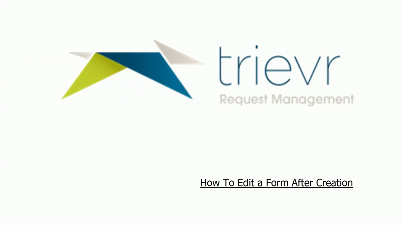 How To Edit A Form After Creation Trievr Form Depot YouTube How To Edit A Form After Creation Trievr Form Depot YouTube