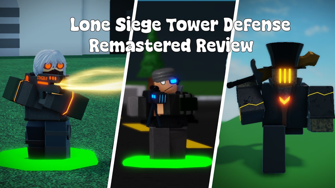 Lone Siege: Tower Defense Remastered Review - Roblox - YouTube