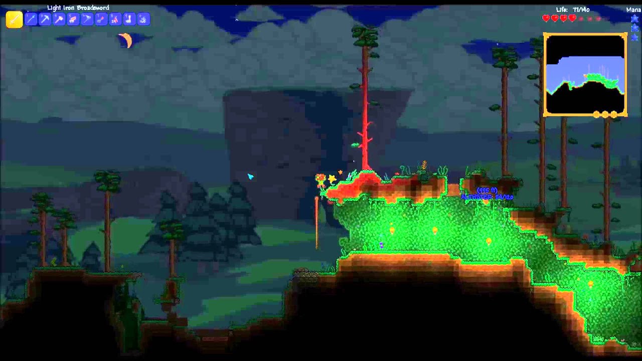 Terraria 101 Ep 2 Clown Eskimo Zombies!? - YouTube