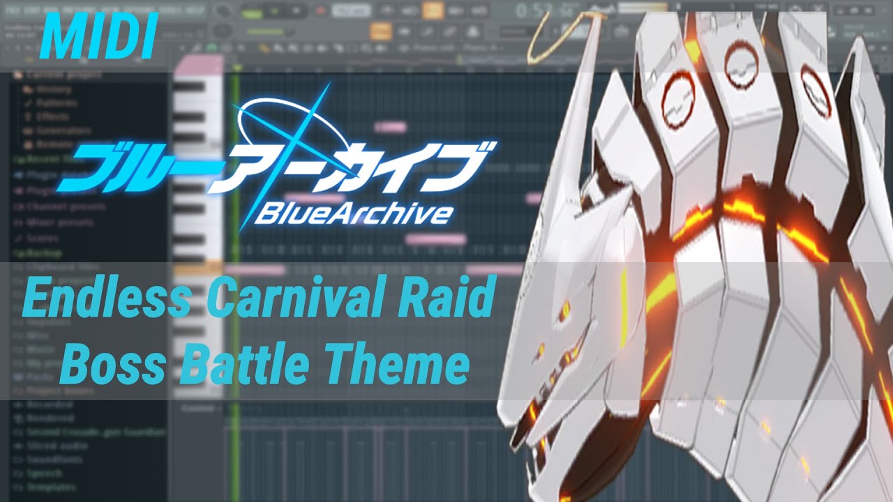 [Blue Archive MIDI] Endless Carnival - Mitsukiyo | Binah Raid Boss ...