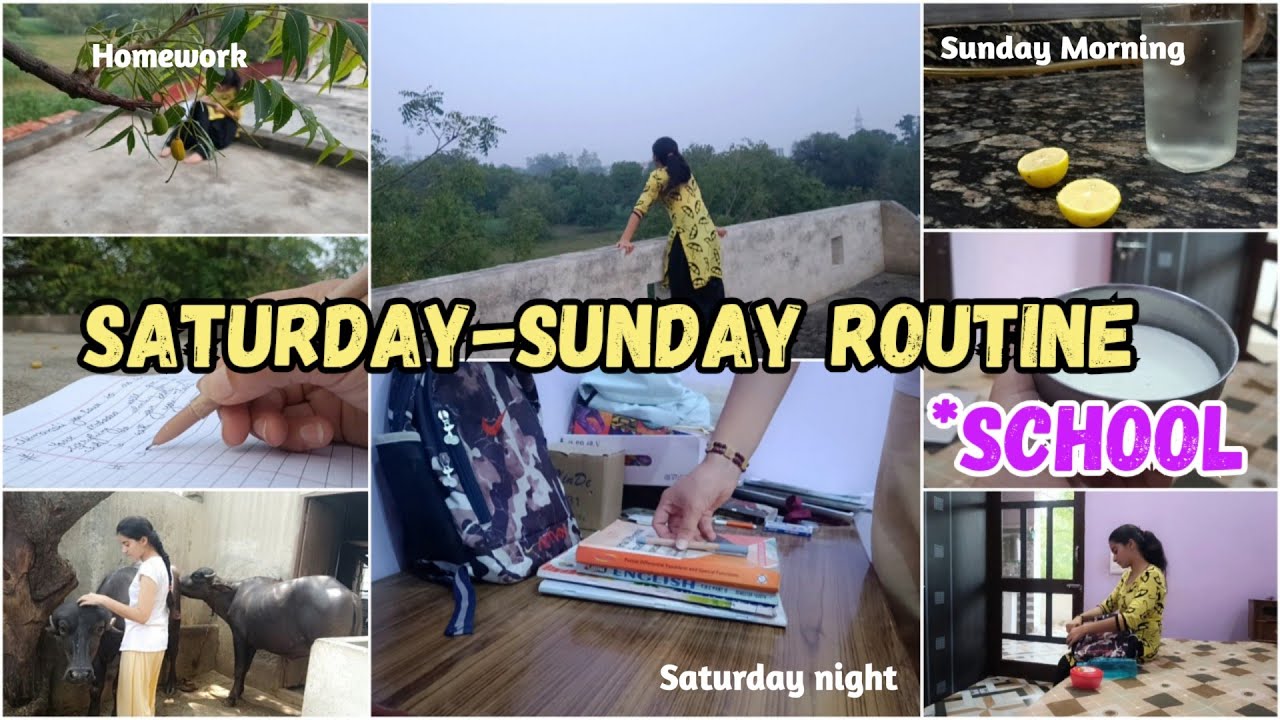 SATURDAY EVENING TO SUNDAY NIGHT ROUTINE - YouTube