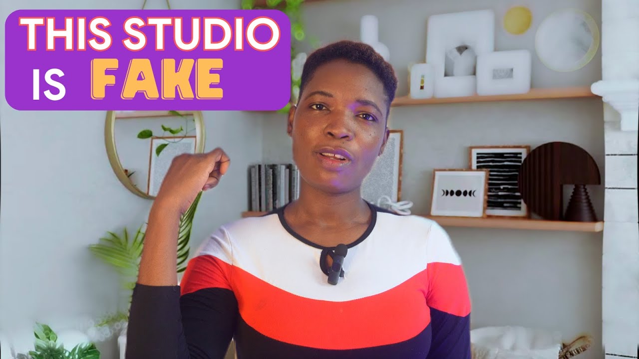 How to Create a fake YouTube Studio Background for Free | YouTube ...