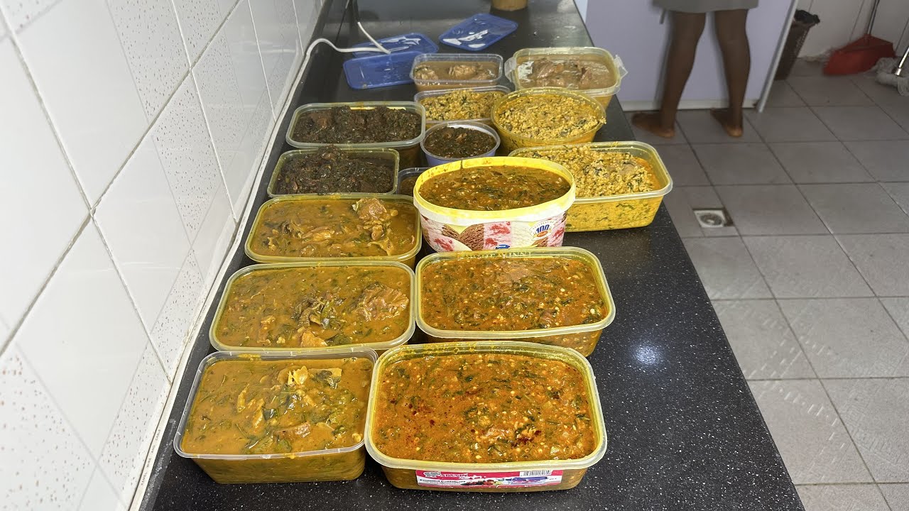 WHAT I COOK FOR MY FAMILY OF 7 LIVING IN NIGERIA| BULK COOKING FREEZER ...