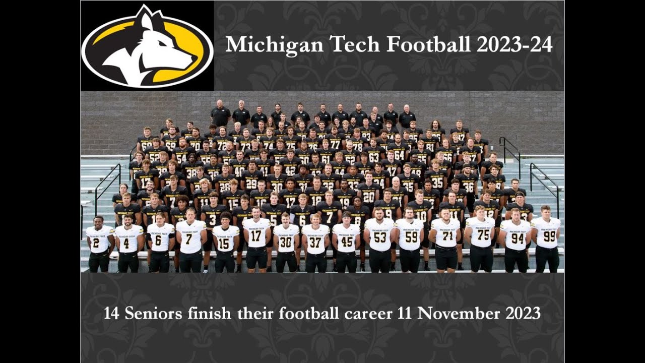 2023.11.11 | Michigan Tech Football | Farewell to Seniors Part 1 - YouTube