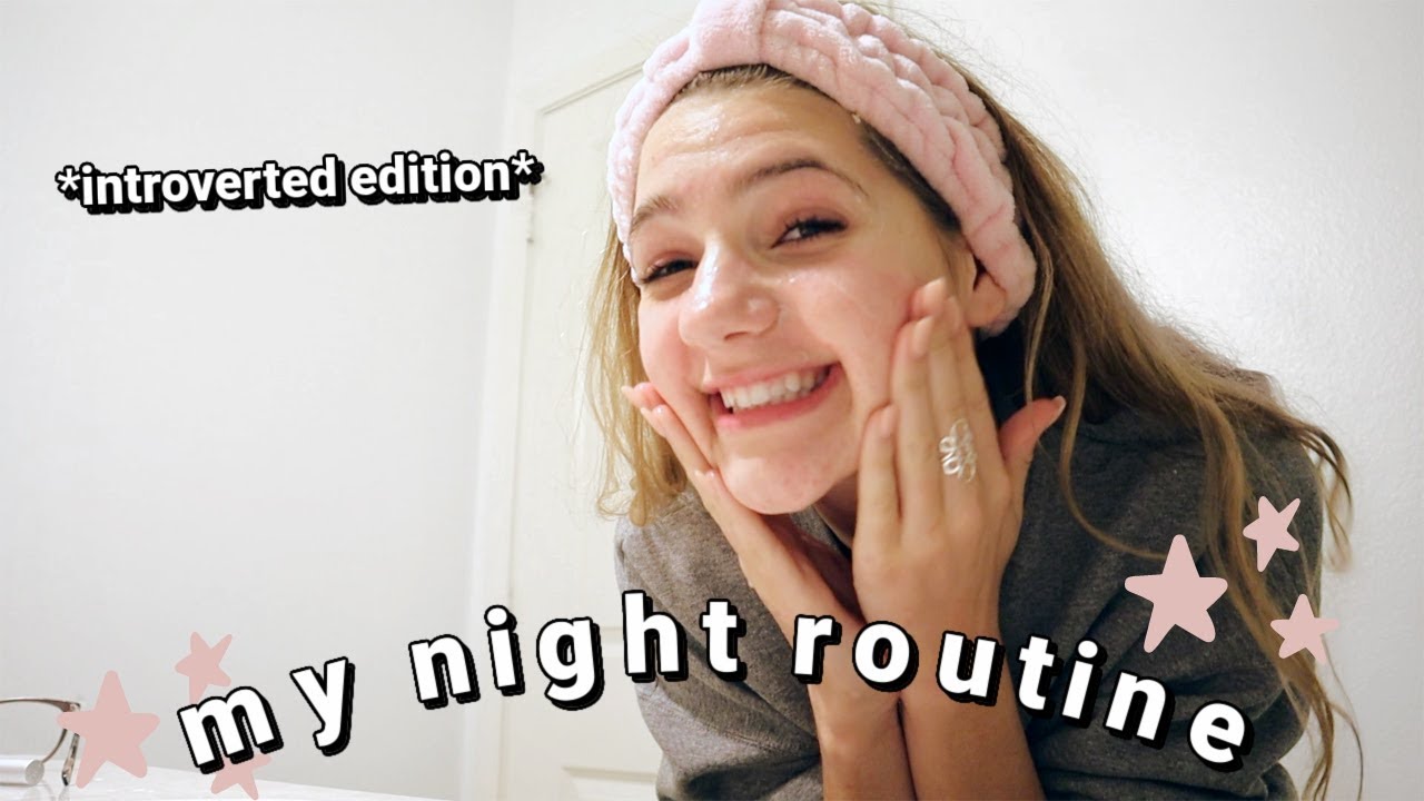 my *introverted* night routine - YouTube