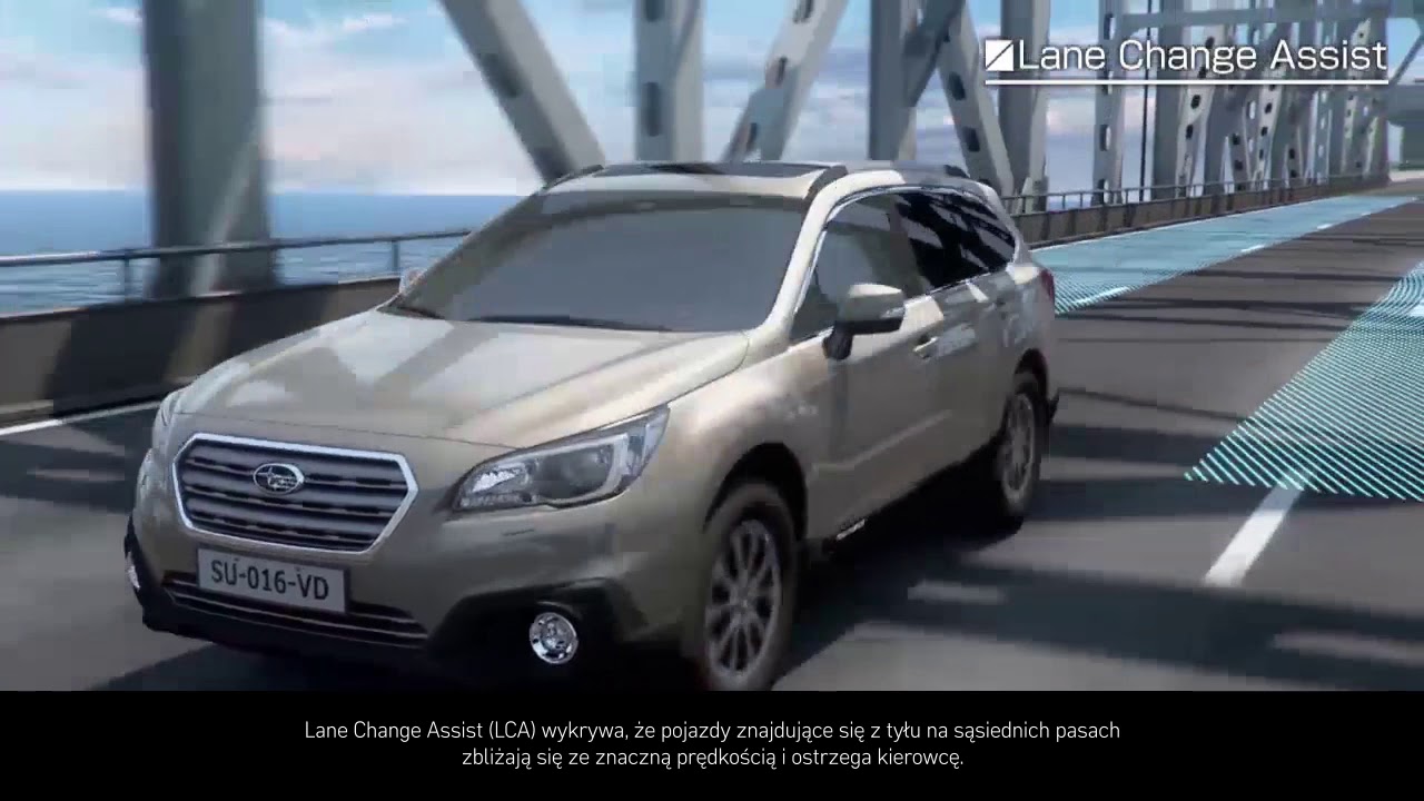 System Subaru Rear Vehicle Detection (SRVD) – nowy Outback - YouTube