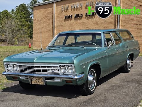 1966 Chevrolet Bel Air Wagon at I-95 Muscle - YouTube