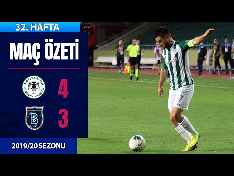 İH Konyaspor (4-3) M. Başakşehir | 32. Hafta - 2019/20
