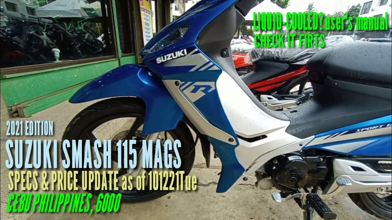 2021 EDITION SUZUKI SMASH 115 MAG WHEEL SPECS & PRICE UPDATE as of ...