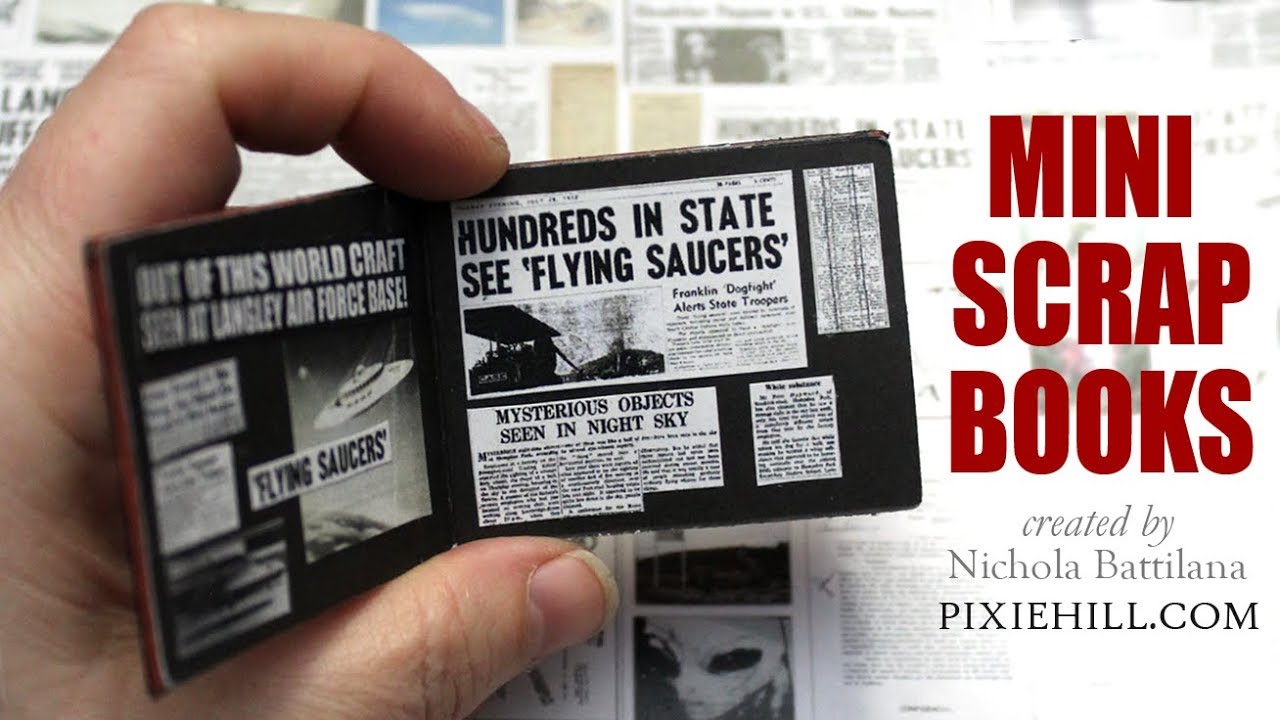 Making Mini Scrapbooks - YouTube