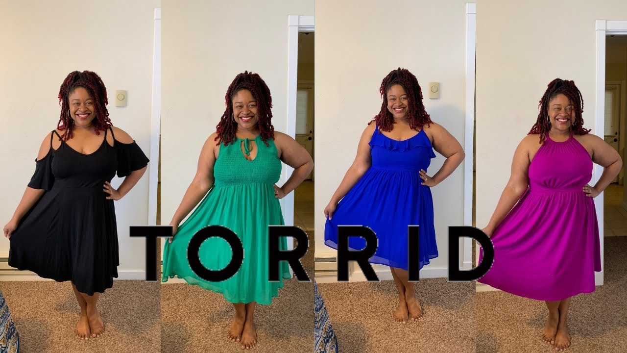 TORRID:Plus Size Summer Dress Try-On Haul - YouTube