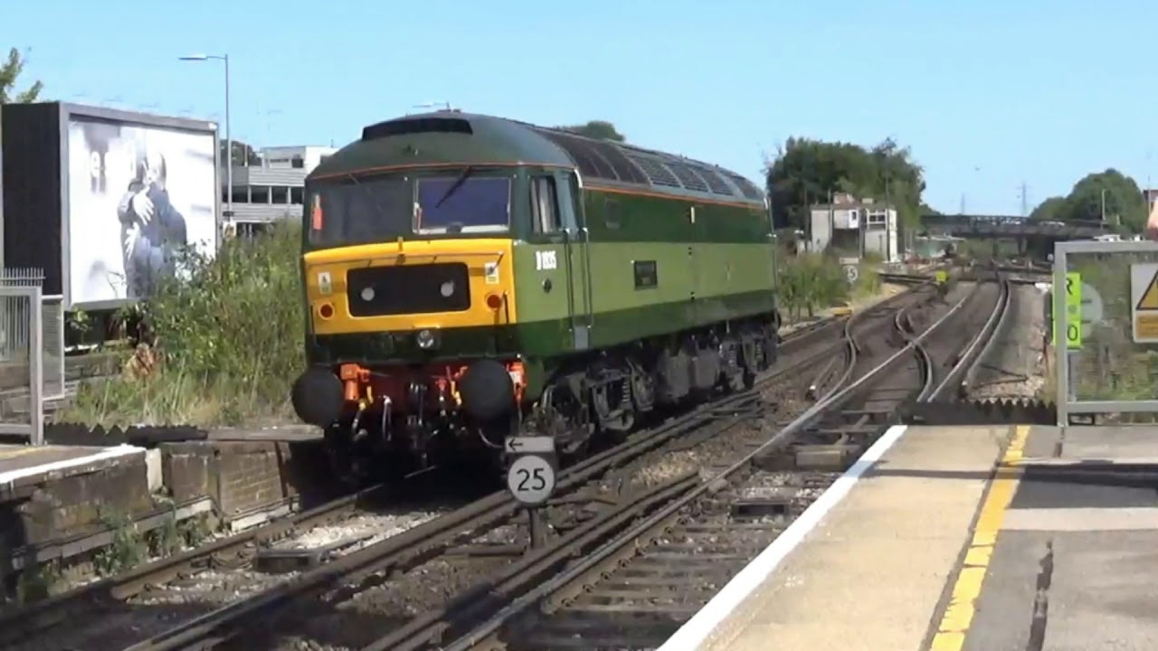 D1935 (47805) Light Loco @ Basingstoke - 1/08/18 - YouTube