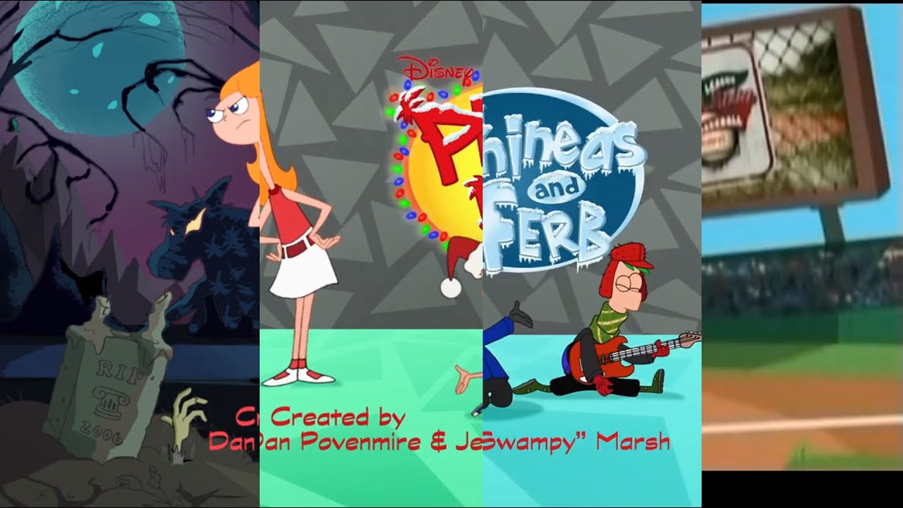 phineas and ferb theme songs combined - YouTube