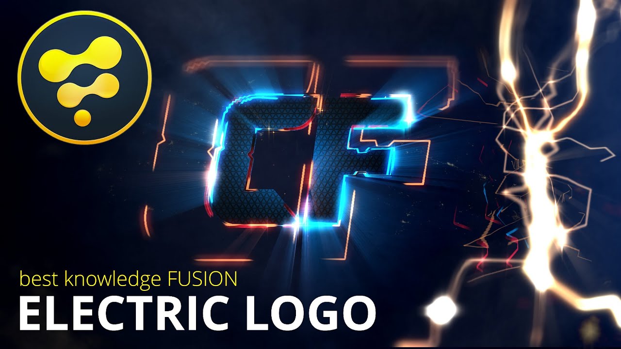 Electric logo effect in FUSION - YouTube