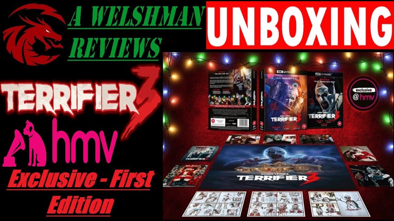 Terrifier 3 4K (hmv Exclusive) - First Edition Unboxing - YouTube