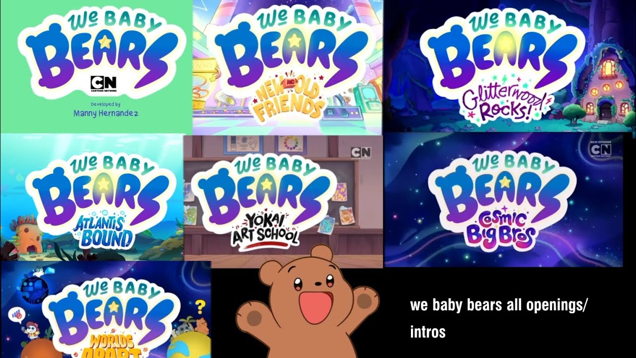 We baby bears | All openings/intros (1-2F) (720p) - YouTube