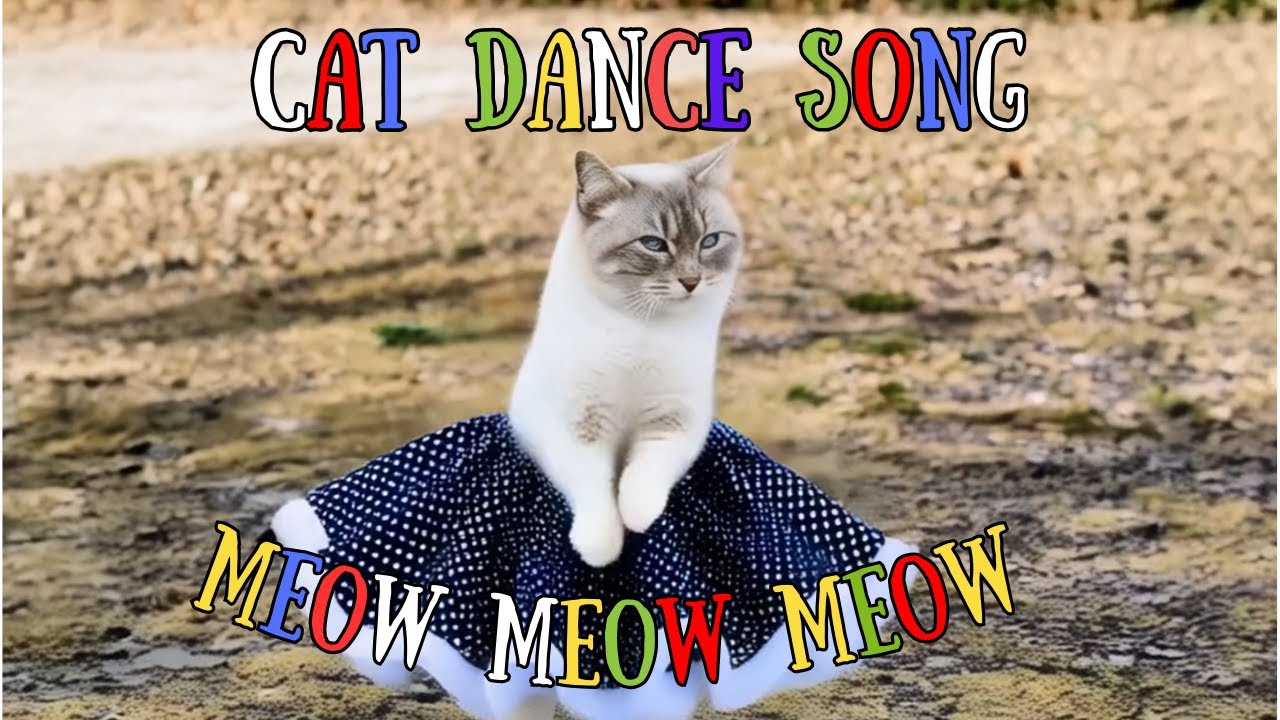 Meow Meow Meow Dancing Cat Song Techno Style - YouTube
