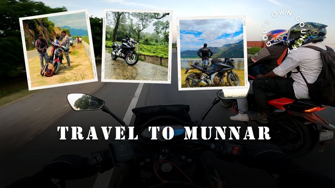 Chennai to Munnar bike ride 600KM & Night ride Vlog Part 1 #munnar # ...