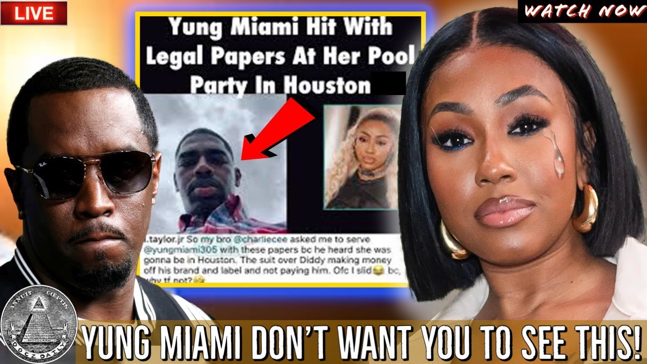 Diddy DESTROYED HER! Yung Miami Served with Papers in Houston - YouTube