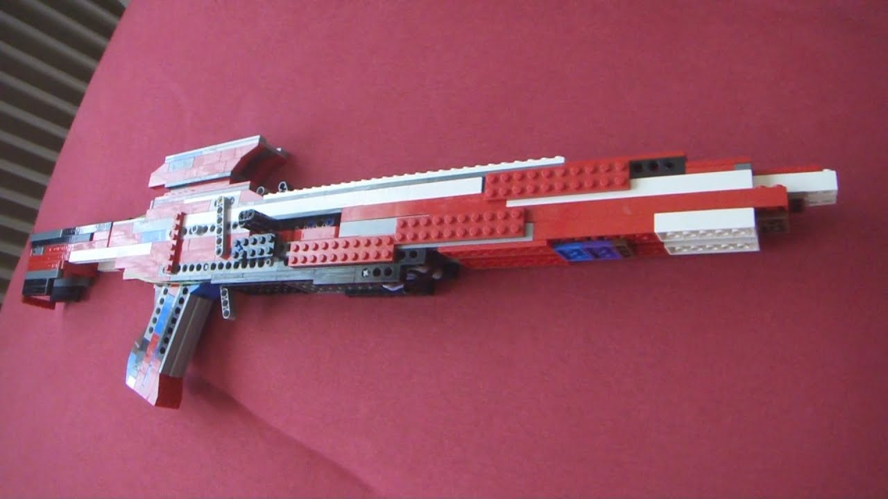 Lego Full-auto Blowback rifle + Mechanism - YouTube