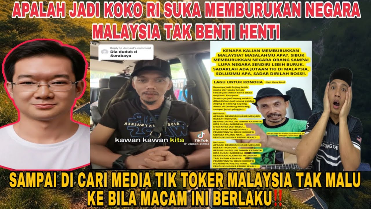 KOKO RI DI CARI TIKTOKER MALAYSIA SEBAB KONTENNYA YG SALAH ‼️ - YouTube