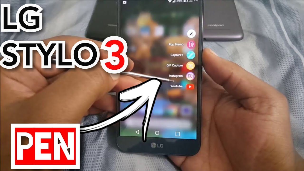 LG Stylo 3 Plus Stylus Pen!! - YouTube