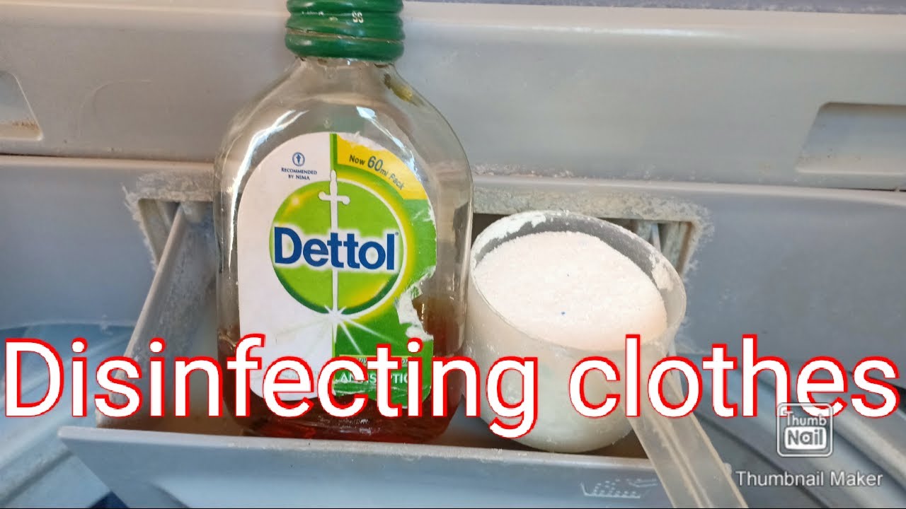 Disinfecting clothes/washing clothes to protecting form corona virus ...