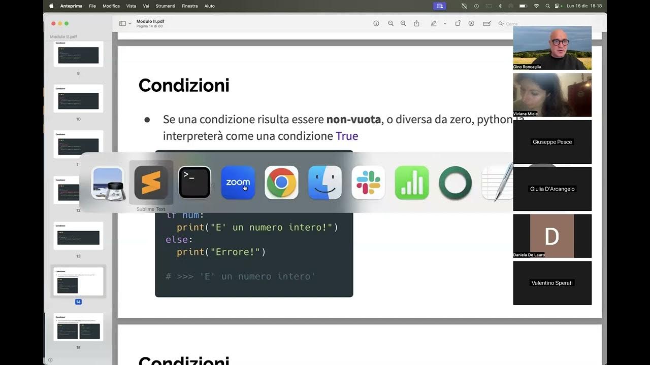 Corso Python per l'Editoria: Lezione 3: strutture condizionali e ciclo ...