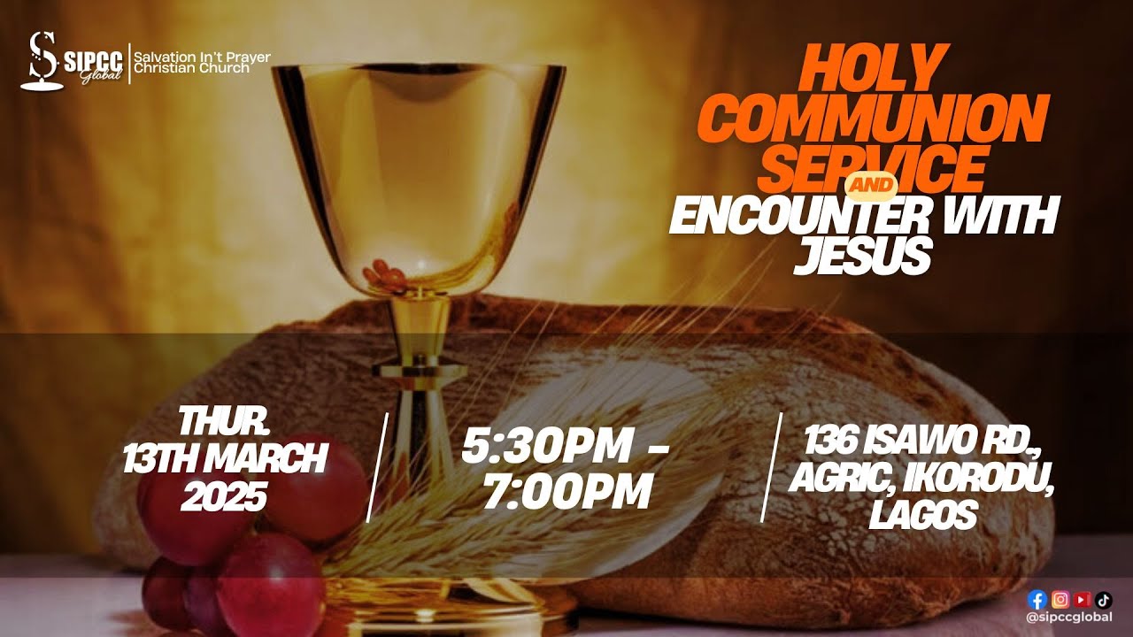 Holy Communion Service & Encounter with Jesus | 13th March 2025 - YouTube