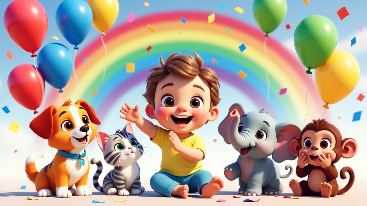 Animal Friends Dance | Clap & Stomp Kids Song | Nursery Rhymes For ...
