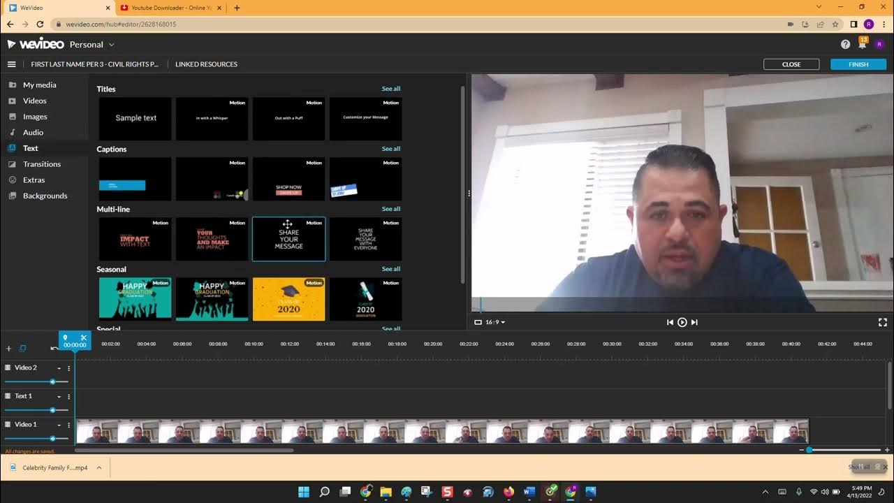 How to Video WeVideo How to add images, audio, text, background, video ...