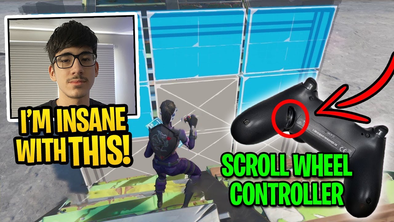 FaZe SWAY Tries NEW *SCROLL WHEEL CONTROLLER* By Building & Editing ...